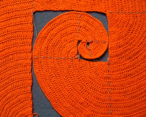 fibonacci spiral crochet pattern